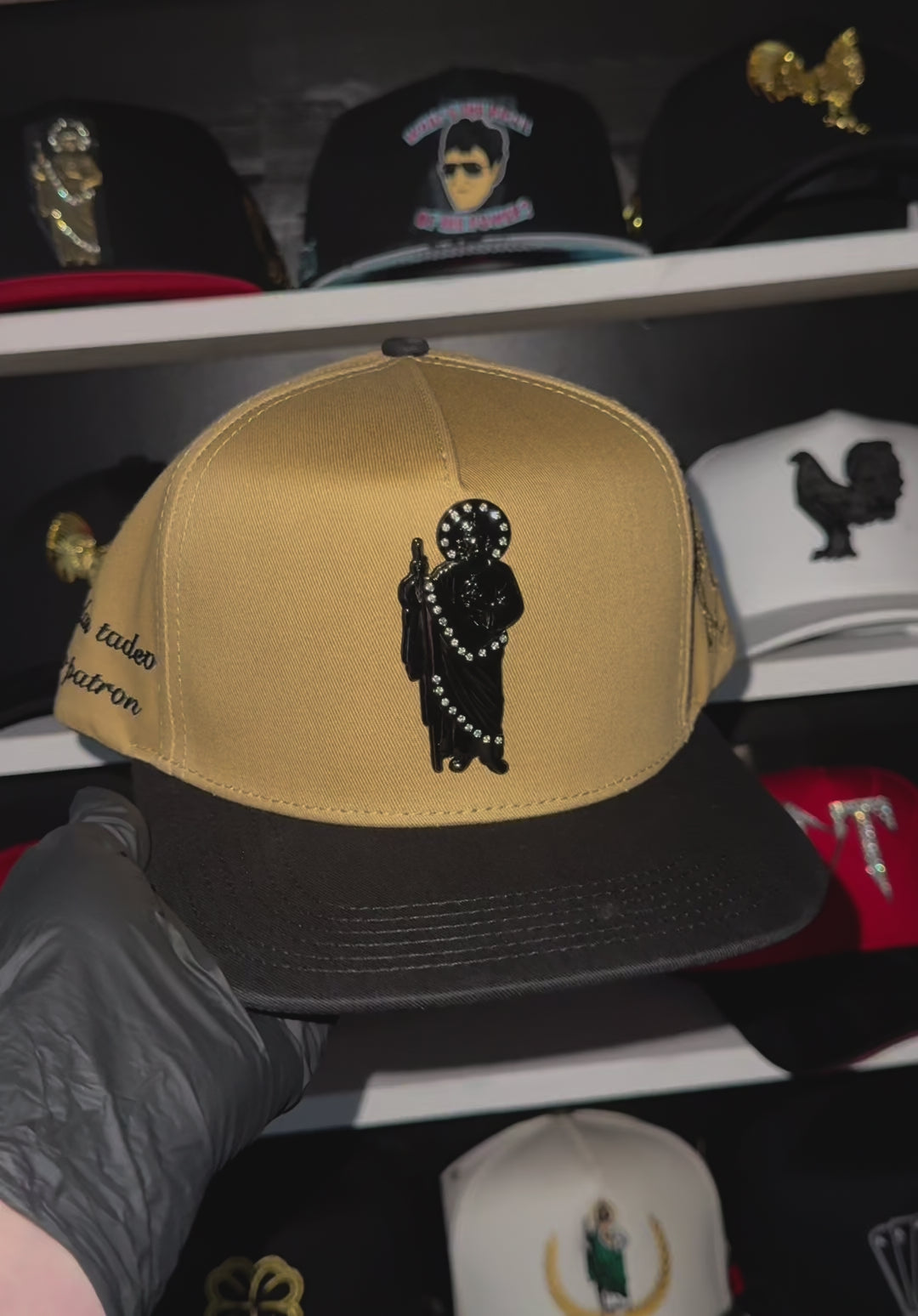 San Judas Hat con Pin Metalico – Sinaloa Hats x Al.Pe.Company